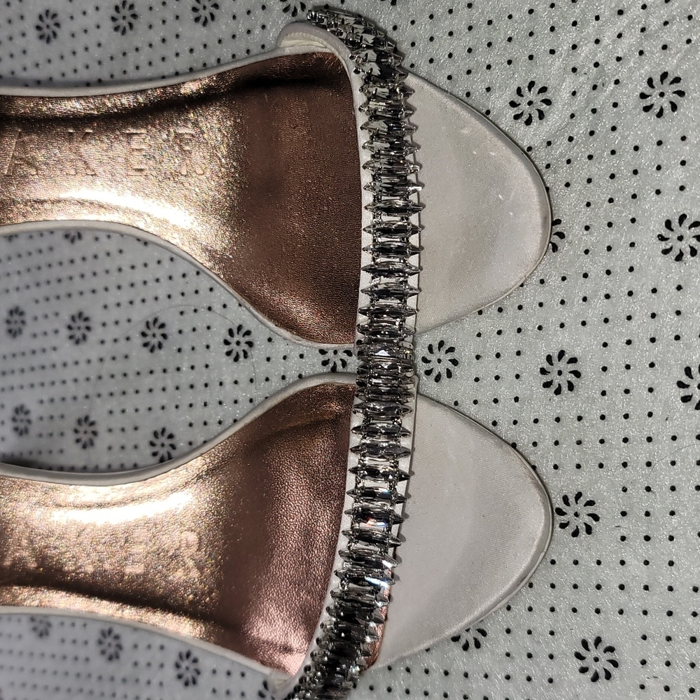 Saralia Crystal Embellished Ankle Strap Sandal 39.5 - Gem